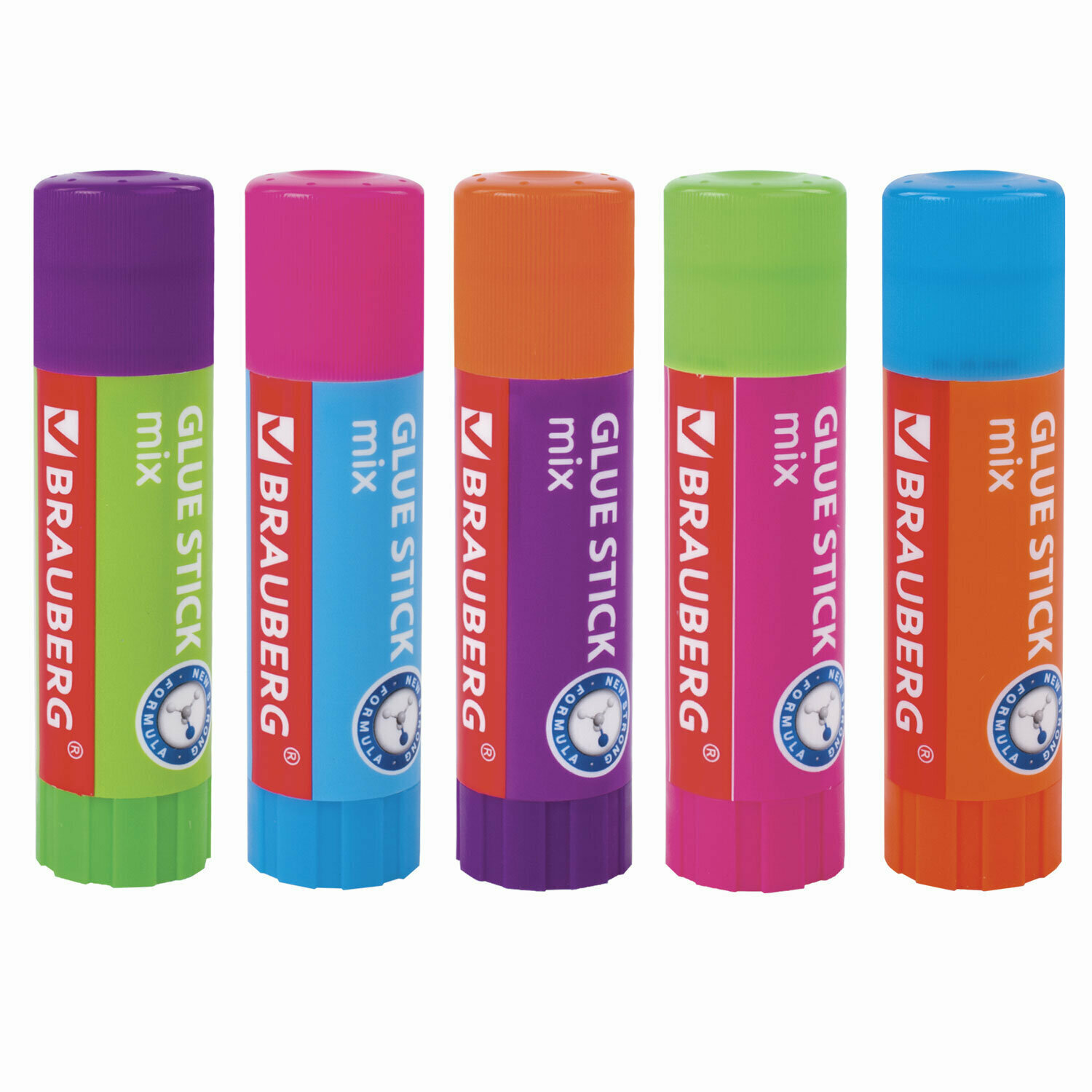 Клей-карандаш Brauberg Mix, 25 г, PVP основа