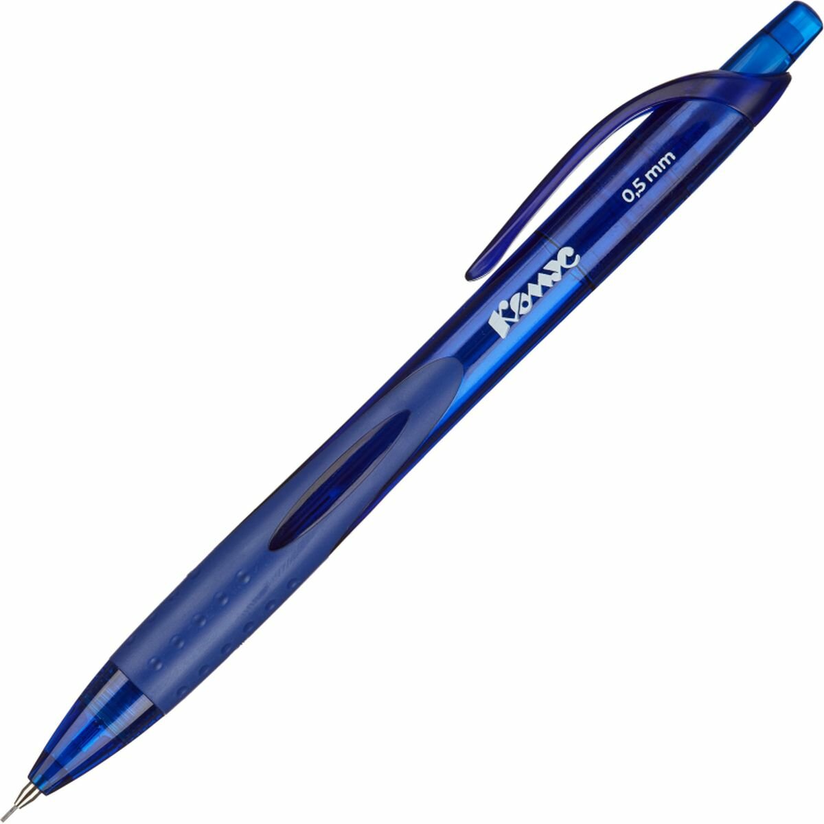 Карандаш механический Комус (0.5мм, резин. манжетка, синий корпус) (1563204), 1шт.