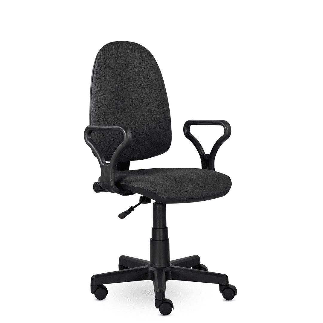 Кресло компьютерное Престиж/Самба (95,0-114,0)х58,0х50,0 см, С-73 серый