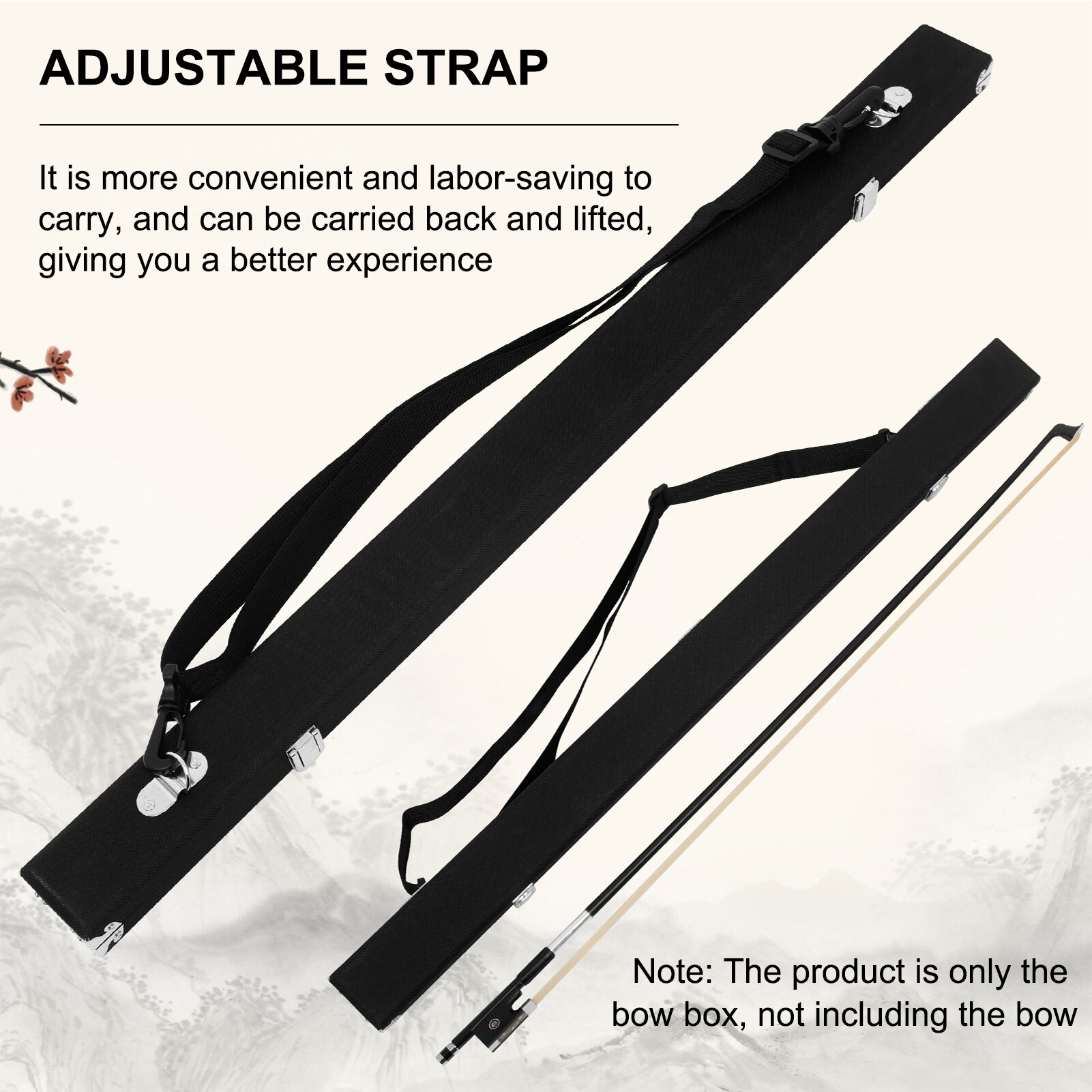 LN194 Скрипка Альт Виолончель 4/4 Универсальная черная нетканая фурнитура Угловая петля Пряжка с подкладкой из фланели Портативный арбалетный ящик