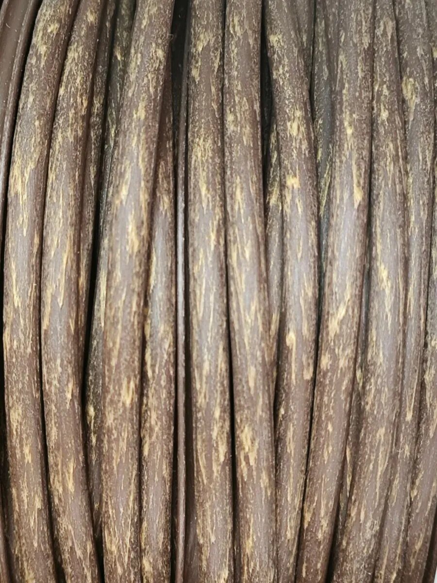 Искусственный ротанг для плетения, полутрубка 6 мм