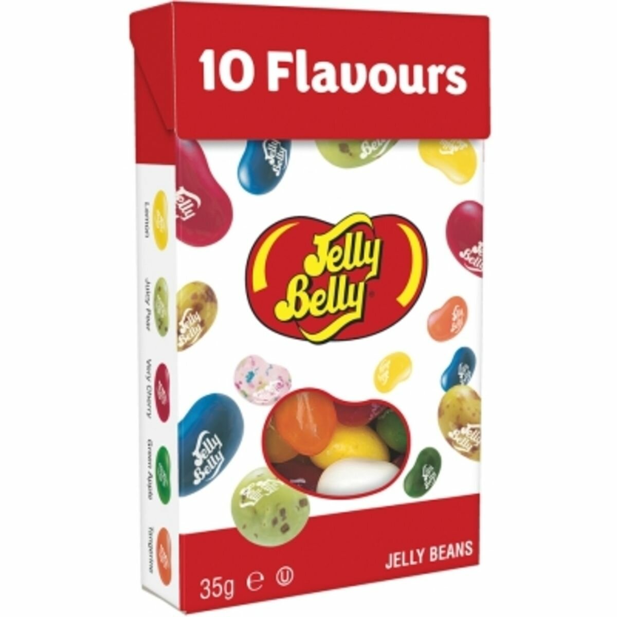 Драже жевательное Jelly Belly ассорти, 10 вкусов, 35 гр, картонная коробка