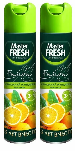 Освежитель воздуха Master fresh Севильский мандарин (2уп по 300мл)