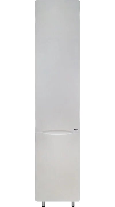 Шкаф-пенал для ванной Misty Элвис 35 L подвесной, напольный, 35 см, белый, глянцевый, с дверками, из МДФ