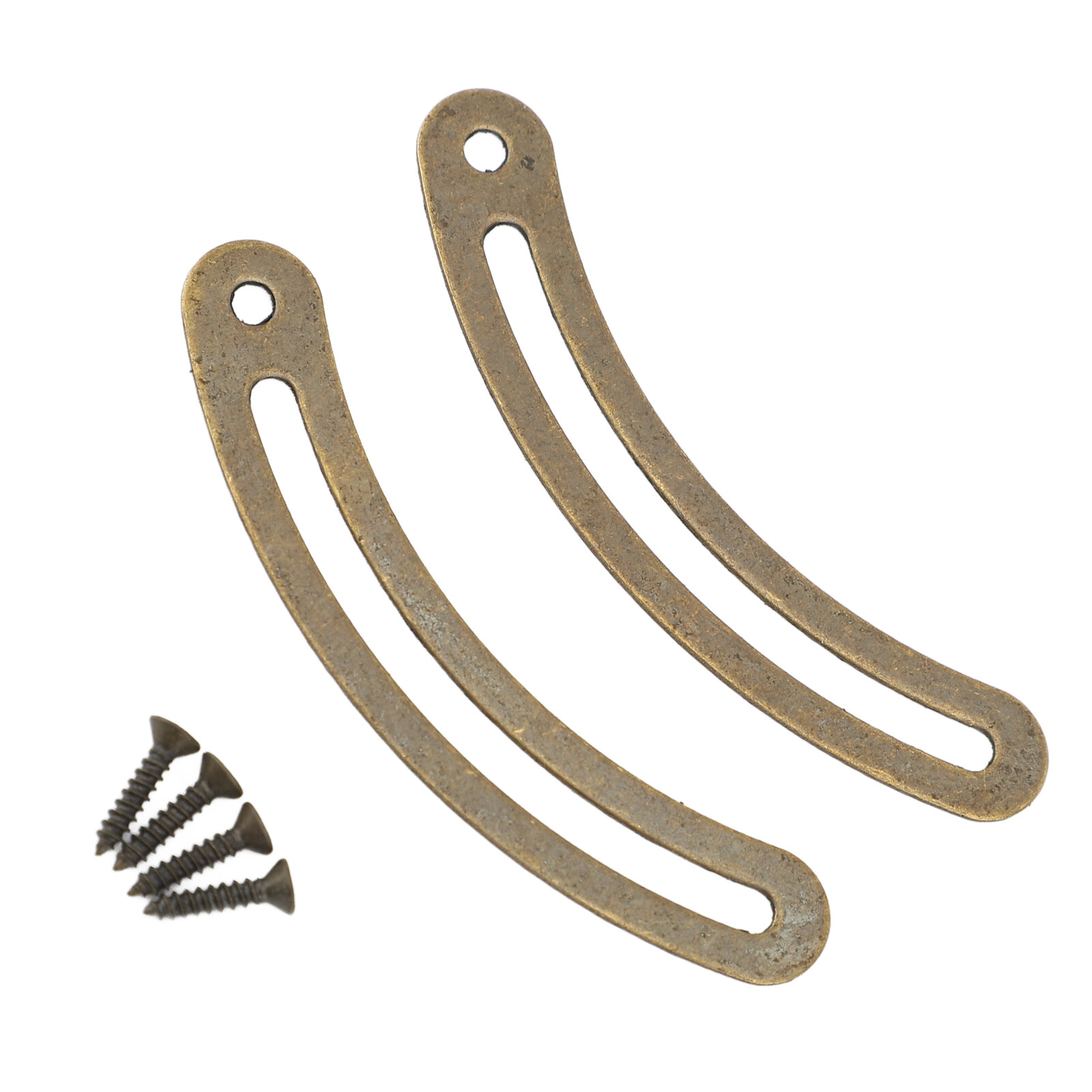 20 шт. петли для крепления крышки с винтами, изогнутый стержень, фурнитура для крепления крышки, петля для шкафа, шкатулки для драгоценностей, бронзового цвета