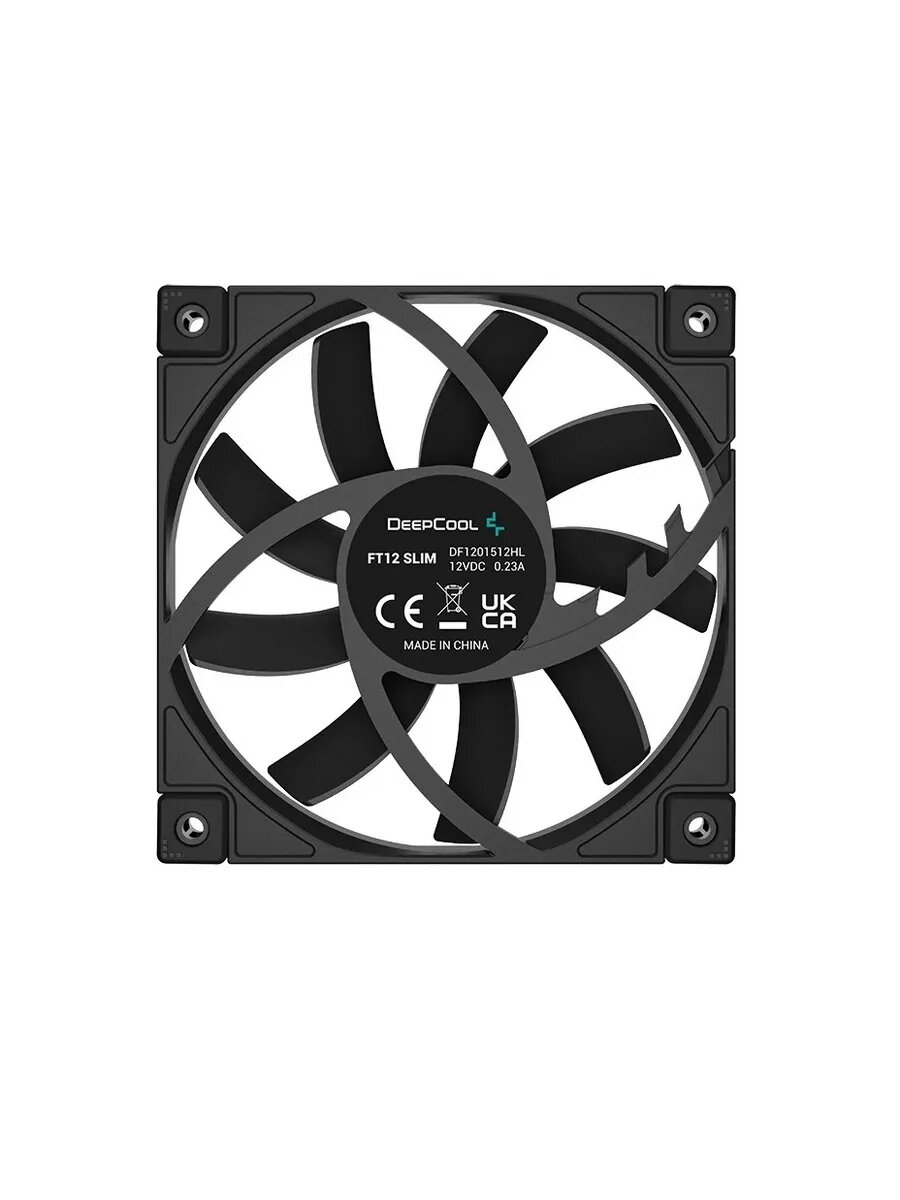 Вентилятор для корпуса FT12 Slim 120х120x15 черный