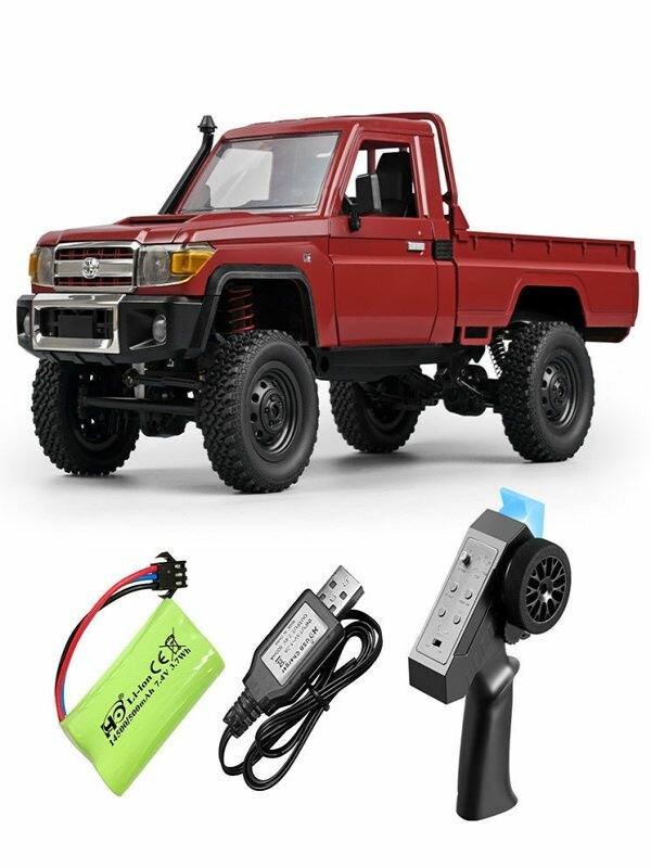 Радиоуправляемая машина MN MODEL, внедорожник Land Cruiser масштаб 1:12, 2,4 ГГц, RTR, 4WD - MN-82 Red