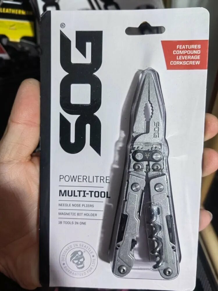 SOG PowerLitre 19-в-1 Пассатижи плоскогубцы мультитул