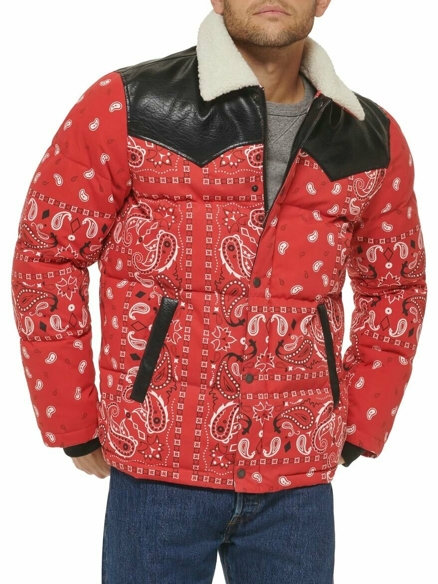 Куртка Men Out West Mixed Media Puffer Jacket