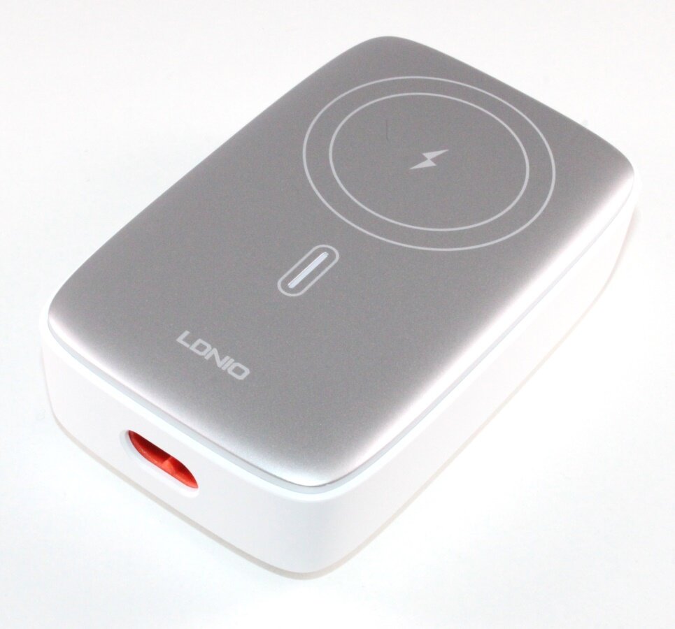 Зарядная станция LDNIO Q4010 на 2*USB+2*USB Type-C+Lightning+беспроводное зарядное устройство Qi 15W, QC3.0+PD3.0 max 14