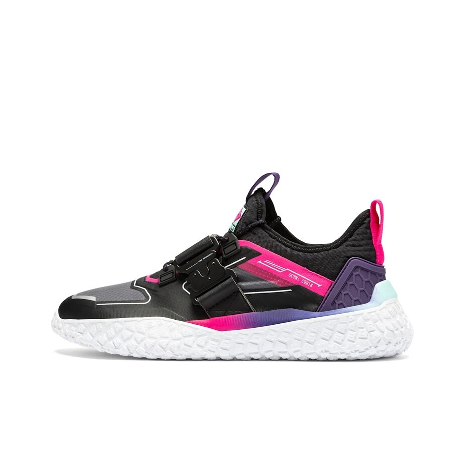 Кроссовки PUMA, размер EU 39 стопа (25CM), черный/розовый — фото 1