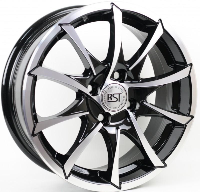 Диск колесный RST R035 (Vesta) 6,0x15 4x100 Dia60.1 ET50 цвет BD (черный с проточкой)