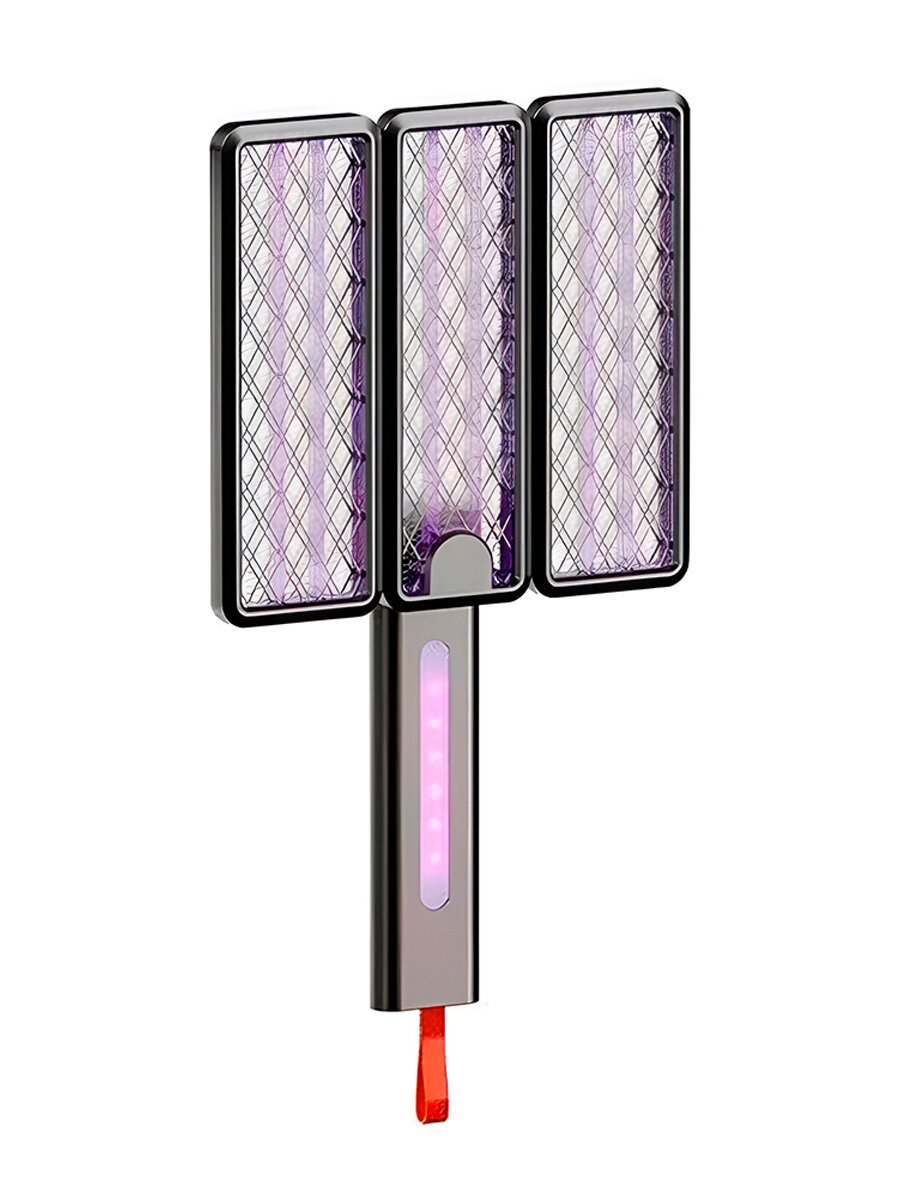 Электрическая мухобойка Qualitell Folding Electric Mosquito Swatter V3 (ZSS240918) Iron Gray