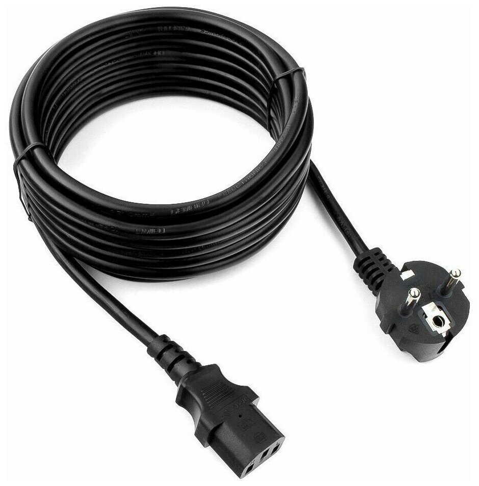 Кабель питания Schuko - C13, 5м, Cablexpert (PC-186-1-5M)