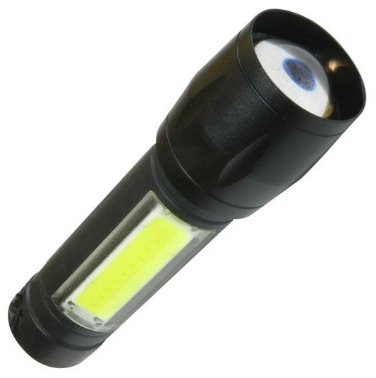 Фонарь аккумуляторный XPE 3Вт + COB 3Вт литиевый аккум. 600мА. ч Micro USB шнур космос KocAc1011Lith