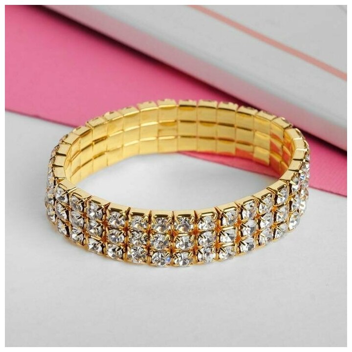 Браслет, стразы