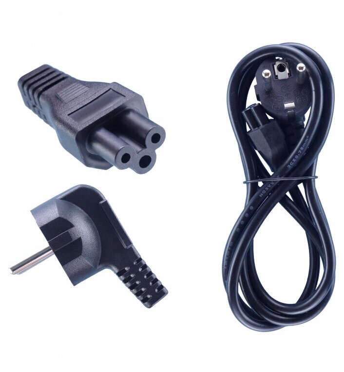 Сетевой кабель EURO IEC C5 3-pin 1.5м C заземлением