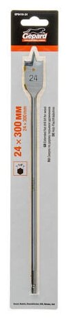 Сверло по дереву перьевое ф24х300мм удлиненное GEPARD