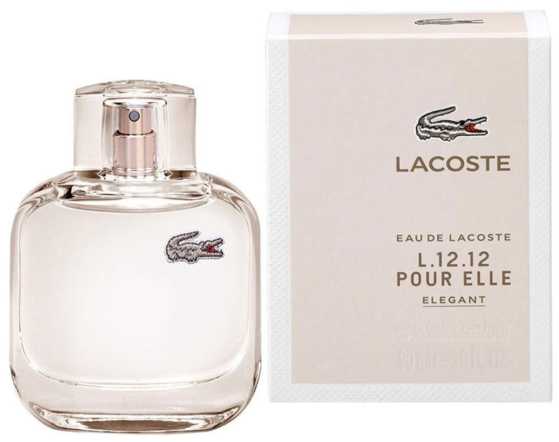Lacoste, Eau De Lacoste L.12.12 Pour Elle Elegant, 90 мл, туалетная вода женская