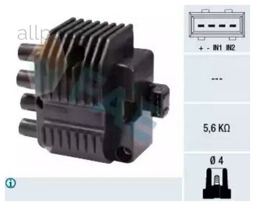 FAE 80210 Катушка зажигания