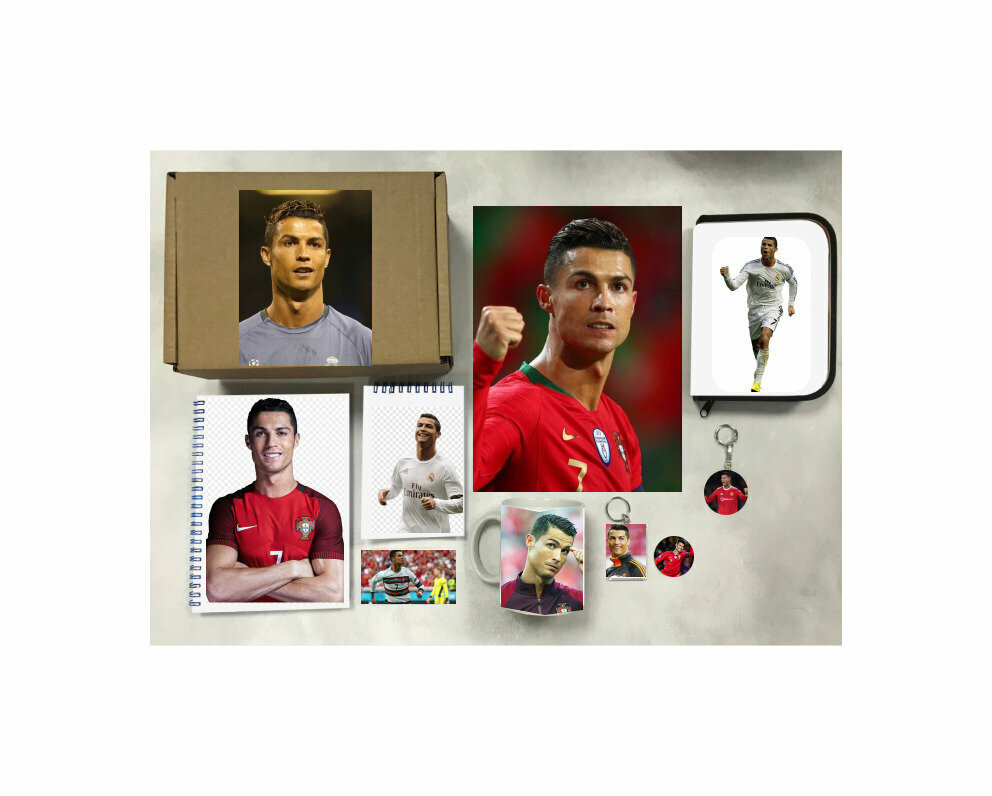 Бокс GOODbrelok принт "Криштиану Роналду, Cristiano Ronaldo" - CR0009