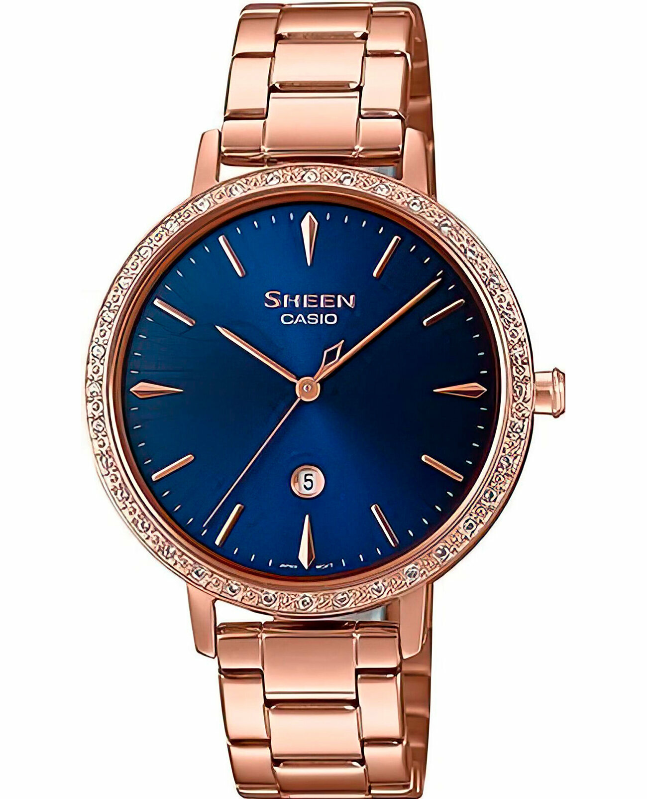 Наручные часы CASIO Sheen, синий/золотой — фото 1