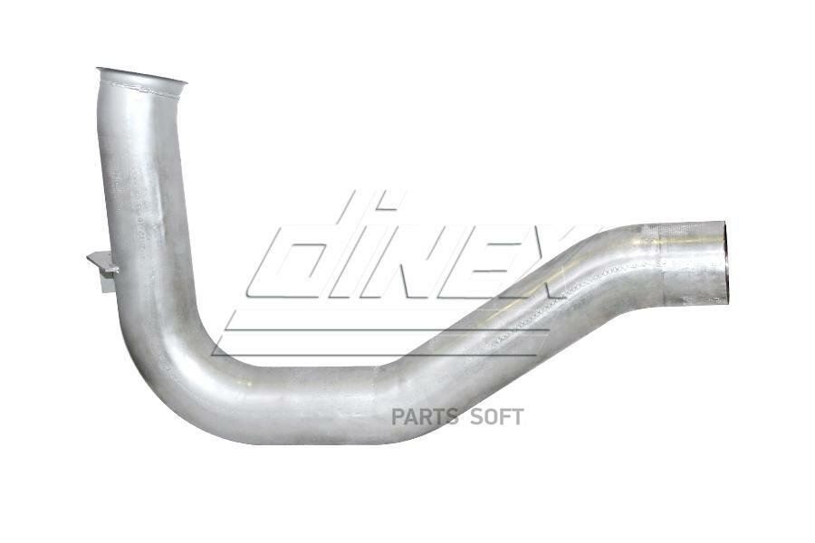 DINEX 22157 труба глушителя промежуточная !3-изг \DAF XF95