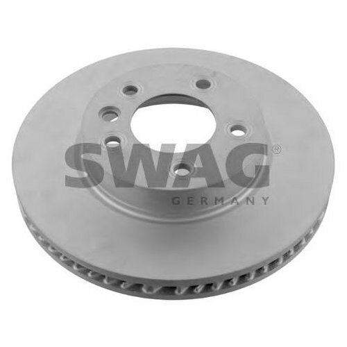 Диск тормозной передний Swag 30 93 3165 для Porsche Cayenne (2002-2010), Volkswagen Touareg (2002-2018)