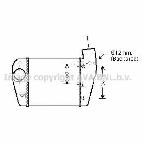 Интеркулер Ava aia4350 для Audi A6