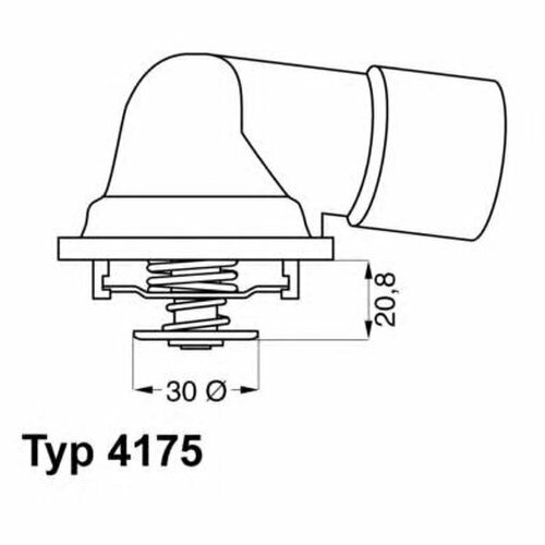 Термостат охлаждающей жидкости Wahler 417592D