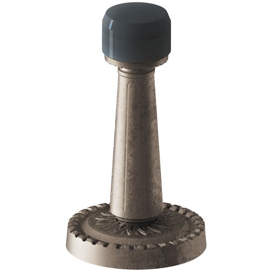 Упор дверной настенный Armadillo DH033 CL/AS-9 Античное серебро