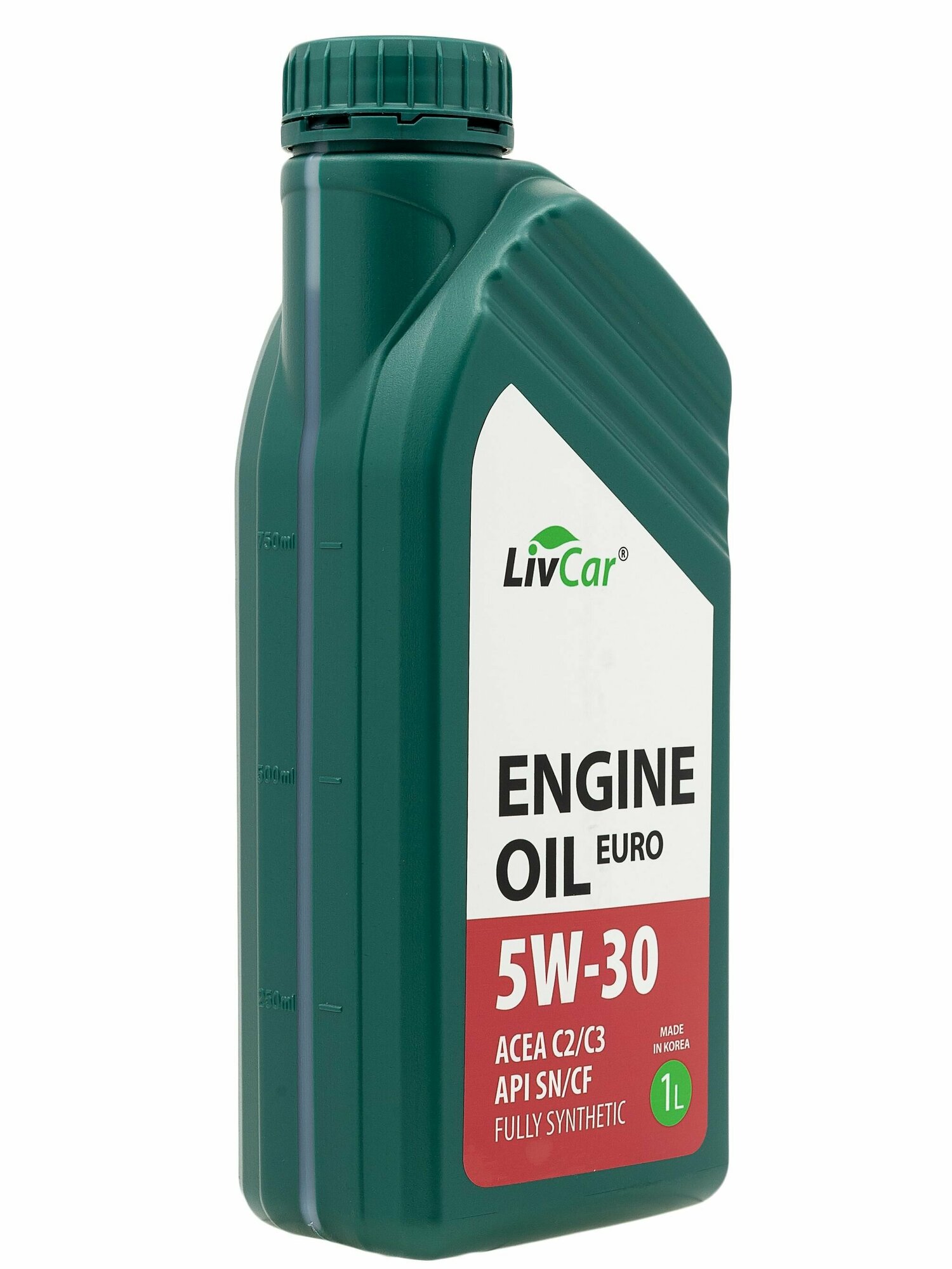 LivCar Масло моторное LIVCAR ENGINE OIL EURO 5W-30 ACEA C2/3 API SN/CF (1л) LC7110530-001