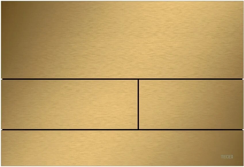 Кнопка смыва Tece TECEsquare II 9240847 для инсталляции, с покрытием против отпечатков пальцев, золотой матовый