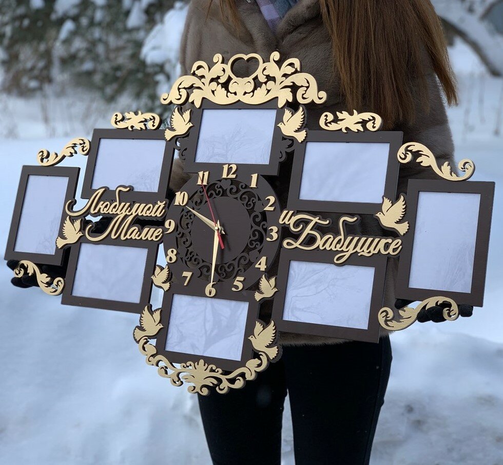 Фотоколлаж, Золотой жук, размер 60/90 фото 10/15, цвет шоколадно/золотистый