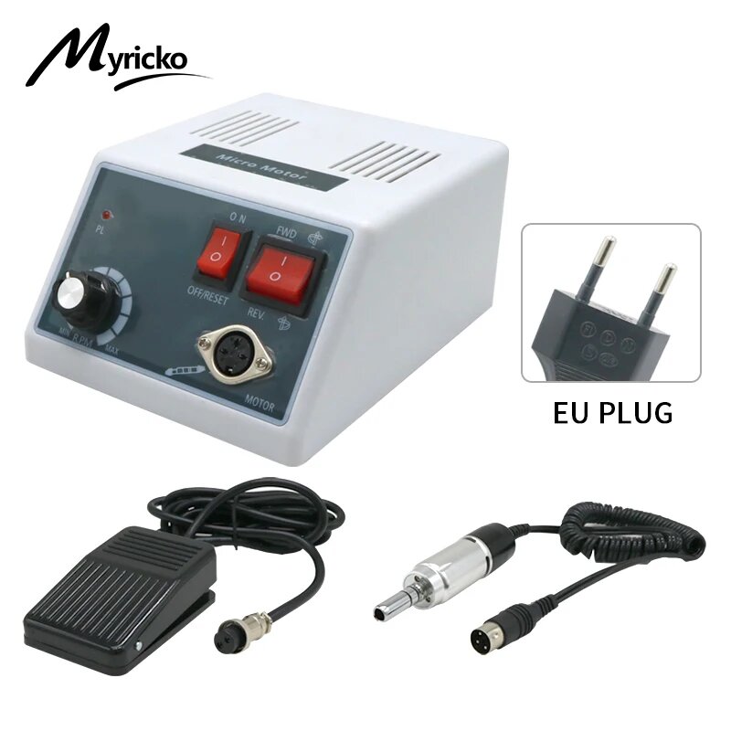 Микромотор Myricko N3 для полировки, 35000 об/мин, Set EU