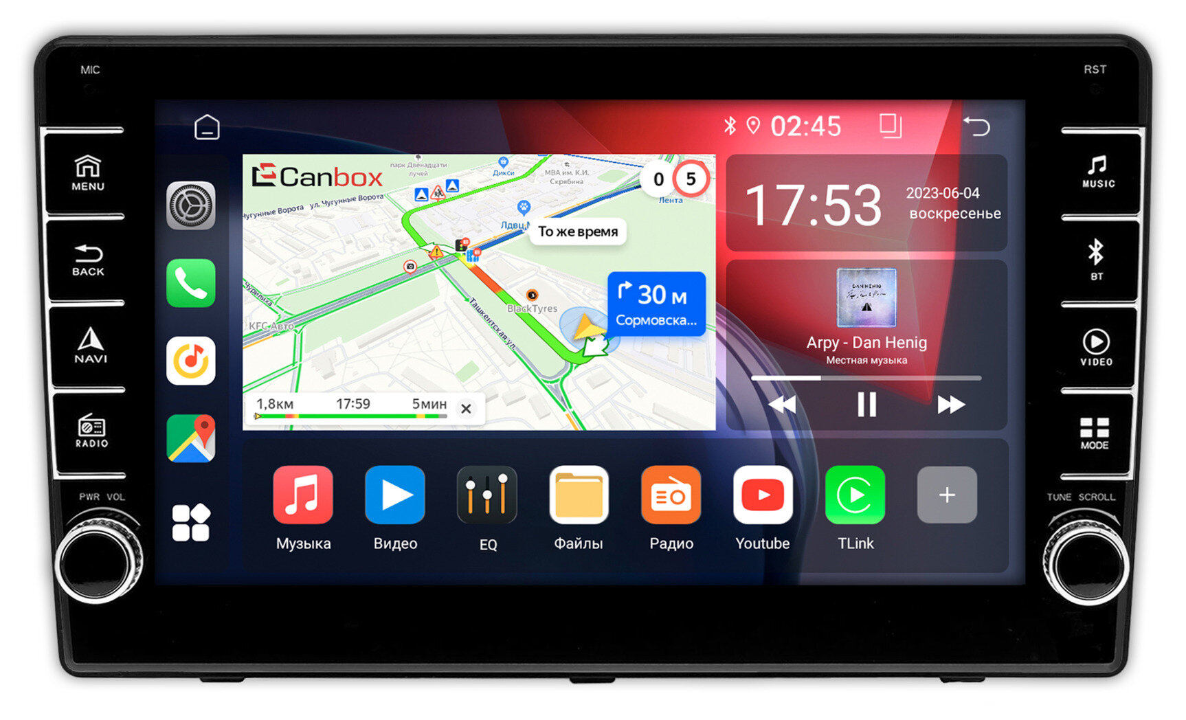 Штатная магнитола Hyundai Venue 2019-2024 Canbox BGTR9-0283 4/64 Android 10 (IPS, DSP, CarPlay)