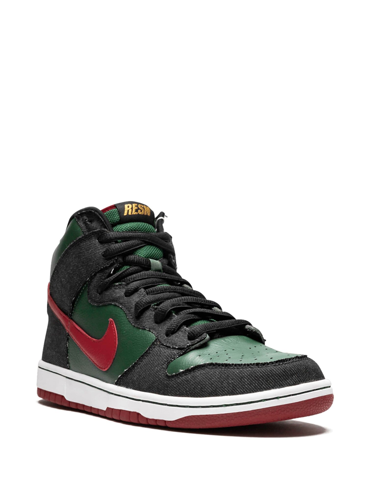 Кроссовки NIKE Dunk High Premium SB, размер 14.5 US, green — фото 1
