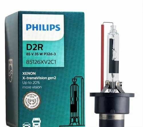 Лампа автомобильная ксеноновая PHILIPS gen2 +150% XV D2R 85V 35W P32d-3, PHILIPS-85126XV2C1