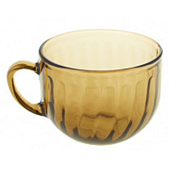 Бульонница Дымка Elica стеклянная 670мл с ручкой (62044-12)