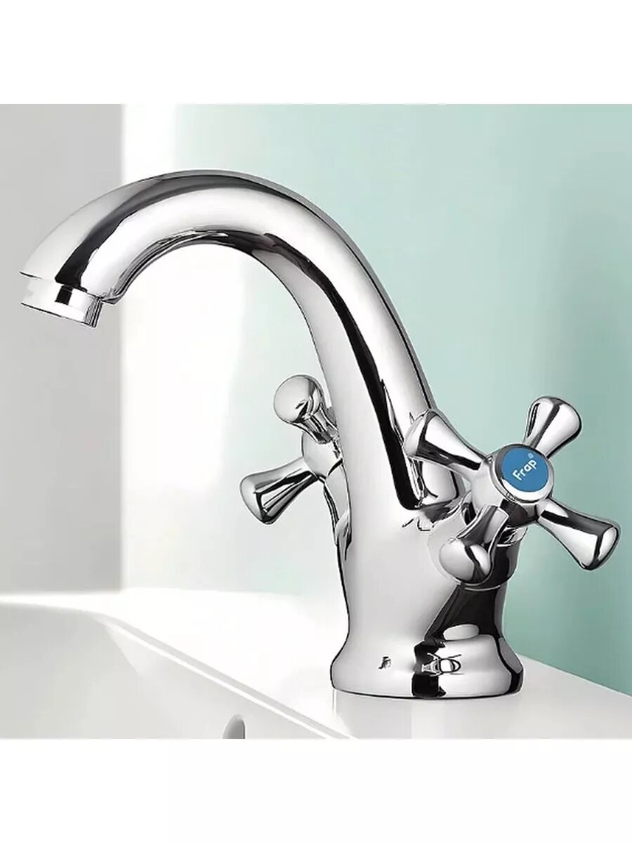 Смеситель Frap F10732-B для раковины, для ванны, с душем, поворотный излив