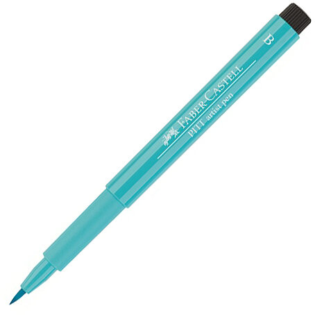 Faber-Castell Ручка капиллярная Рitt Pen brush, светло-бирюзовый кобальт sela25
