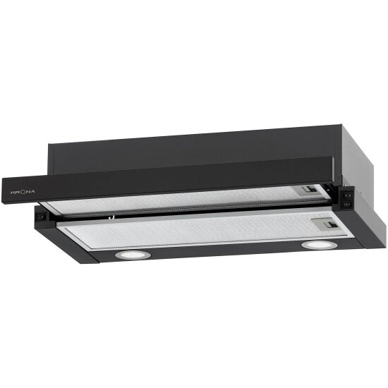 Встраиваемая вытяжка Krona KAMILLA T 600 BLACK (2 мотора)