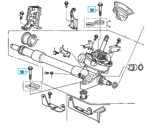 Болт, крепление коробки редуктора (Оригинал)