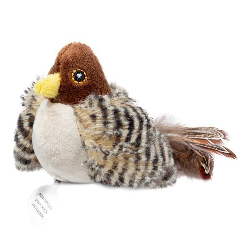 75306 Игрушка для кошек Птичка со звуковым чипом 13см, серия MELODY CHASER, Gigwi