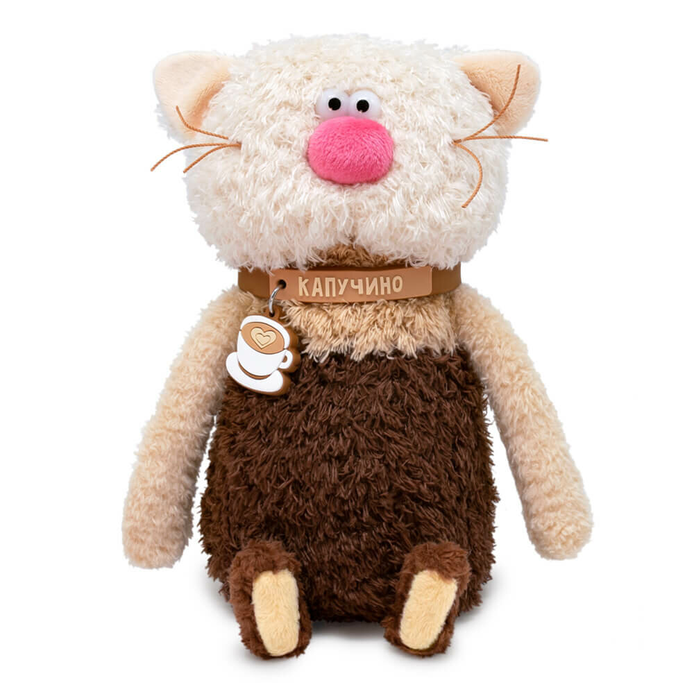 Мягкая игрушка BUDI BASA Кофейные Коты "Кот Капучино", 19 см