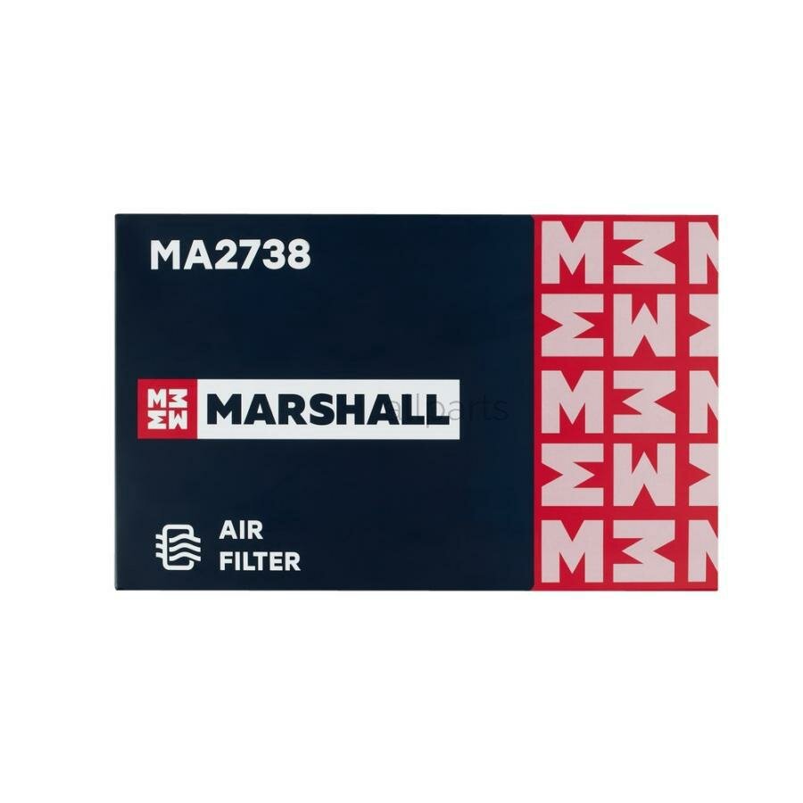 MARSHALL MA2738 фильтр воздушный!\ Audi A3 12>, Skoda Octavia III, IV 13>, VW Tiguan II 16>