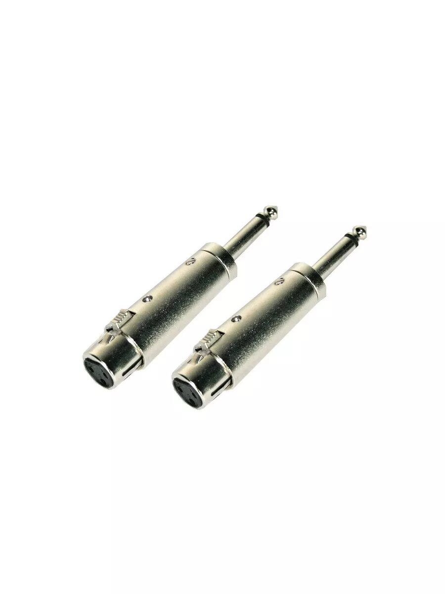 2 шт. AD300 Переходник XLR 3P мама - Jack 6.3 моно папа, 2 шт