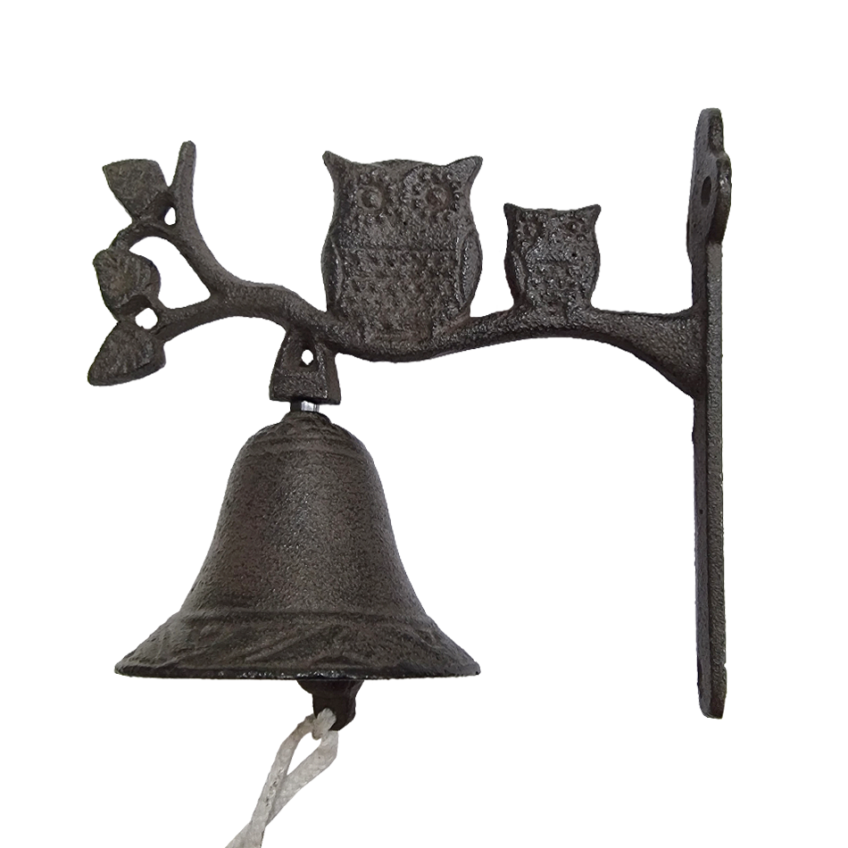 Колокольчик дверной Сычи 16.5х10х19см KSVA-YM-DB-5309