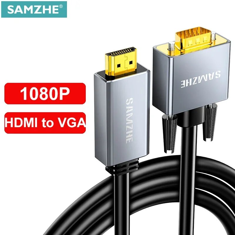 SAMZHE HDMI VGA адаптер, 1 м