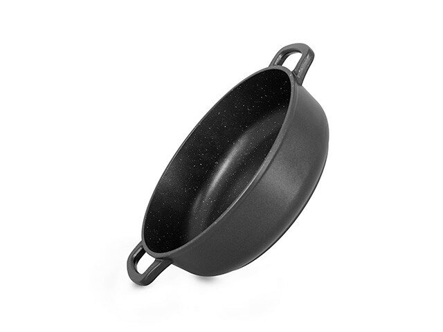 14614 FISSMAN Жаровня COOK PRO 26x7,5см / 3л (алюминий с антипригарным покрытием Pfluon Coookmark) Ручки-алюминий; Индукция